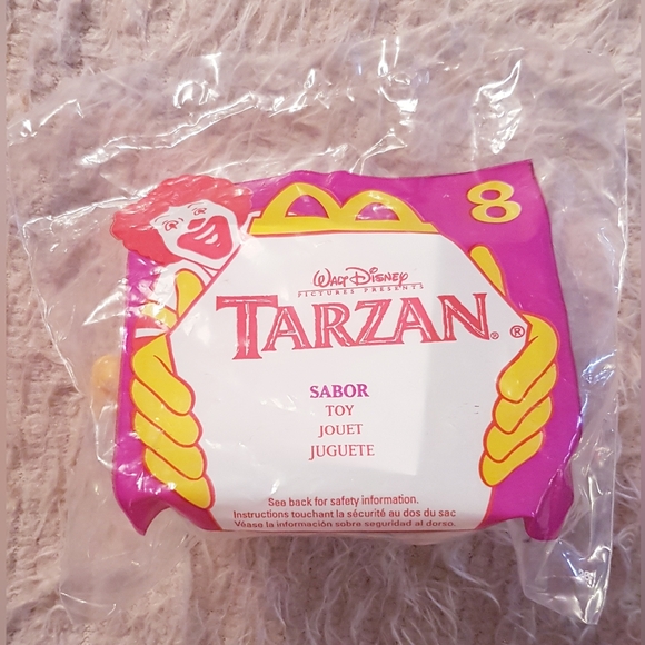 McDonald's | Toys | 999 Disney Tarzan Sabor Figure 8 Mcdonalds Happy ...